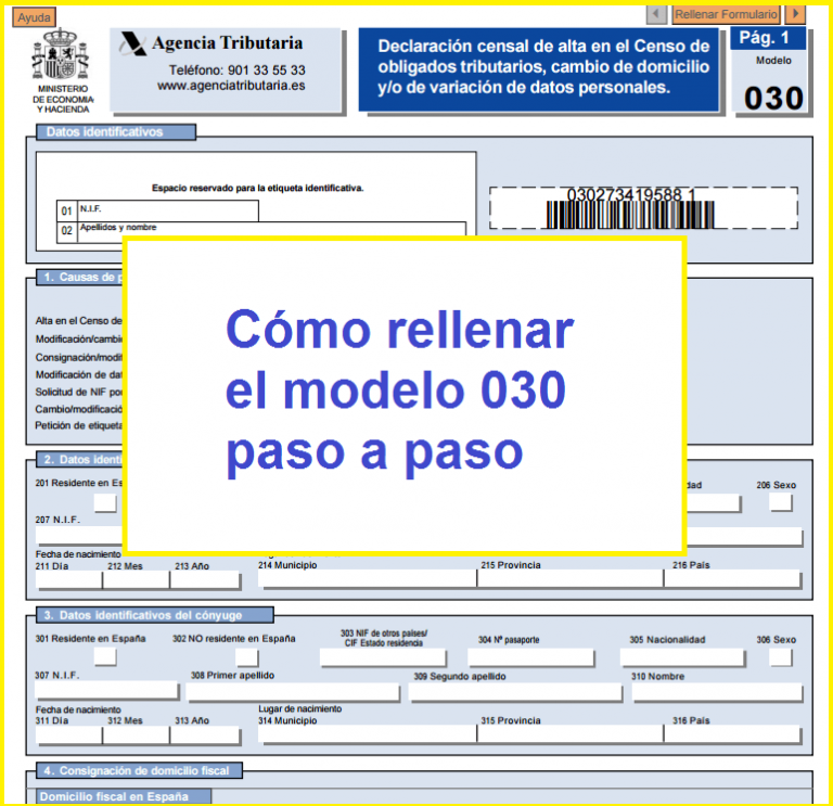Modelo 030 ¡Tienes que saber ESTO!