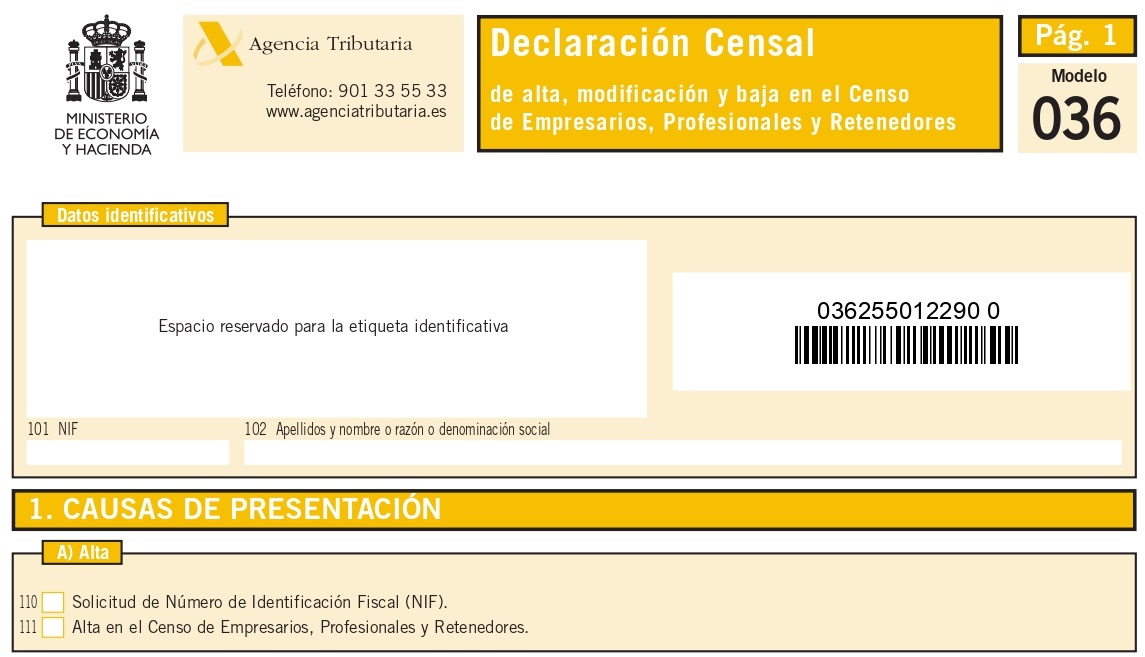 Modelo 036 ¡Tienes que saber ESTO!
