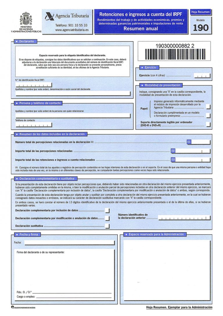 Modelo 190 ¡Tienes que saber ESTO!