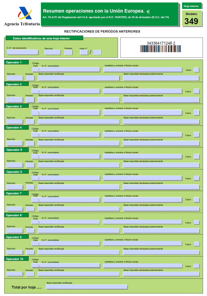 Modelo 349 ¡Tienes que saber ESTO!