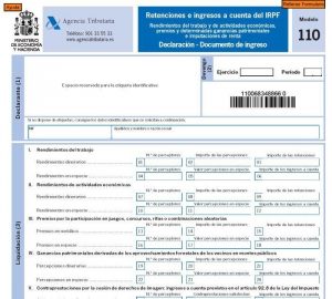 Modelo 110 ¡Tienes que saber ESTO!