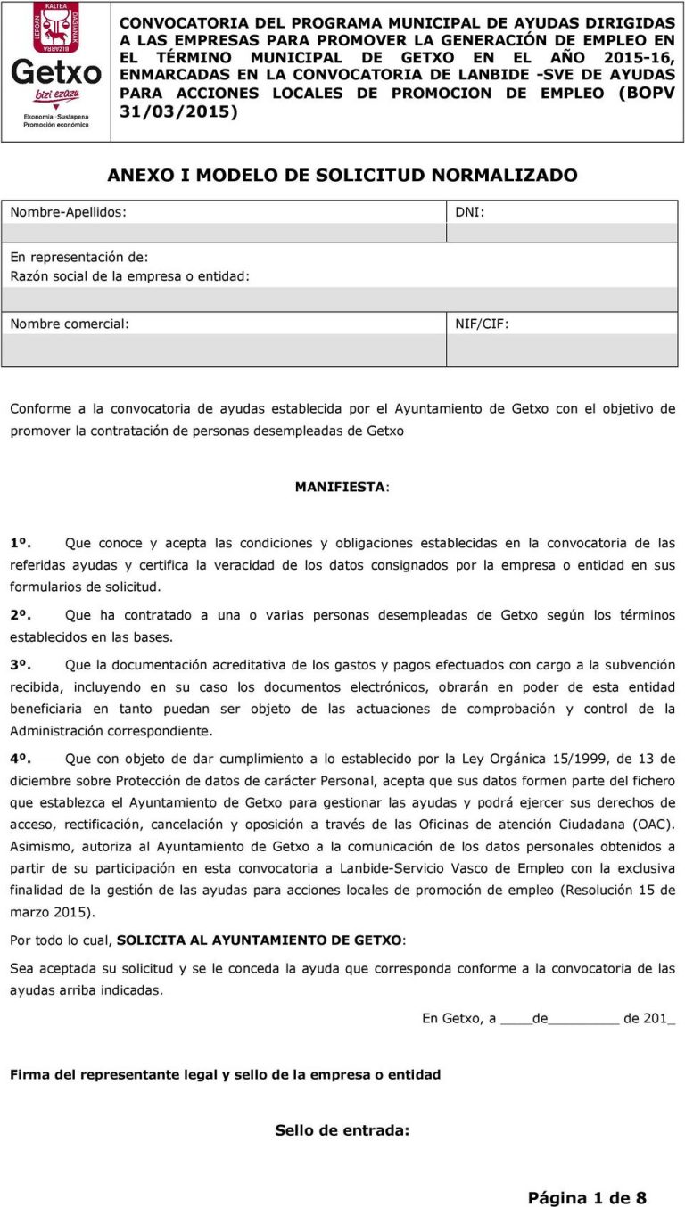 Modelo de solicitud ¡Tienes que saber ESTO!