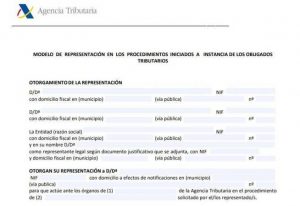 Modelo representación AEAT ¡Tienes que saber ESTO!
